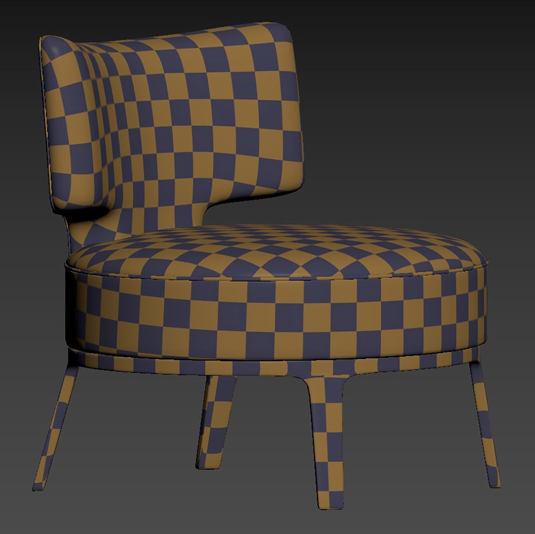 DROP Easy Chair By Flexform Model - TurboSquid 2112878