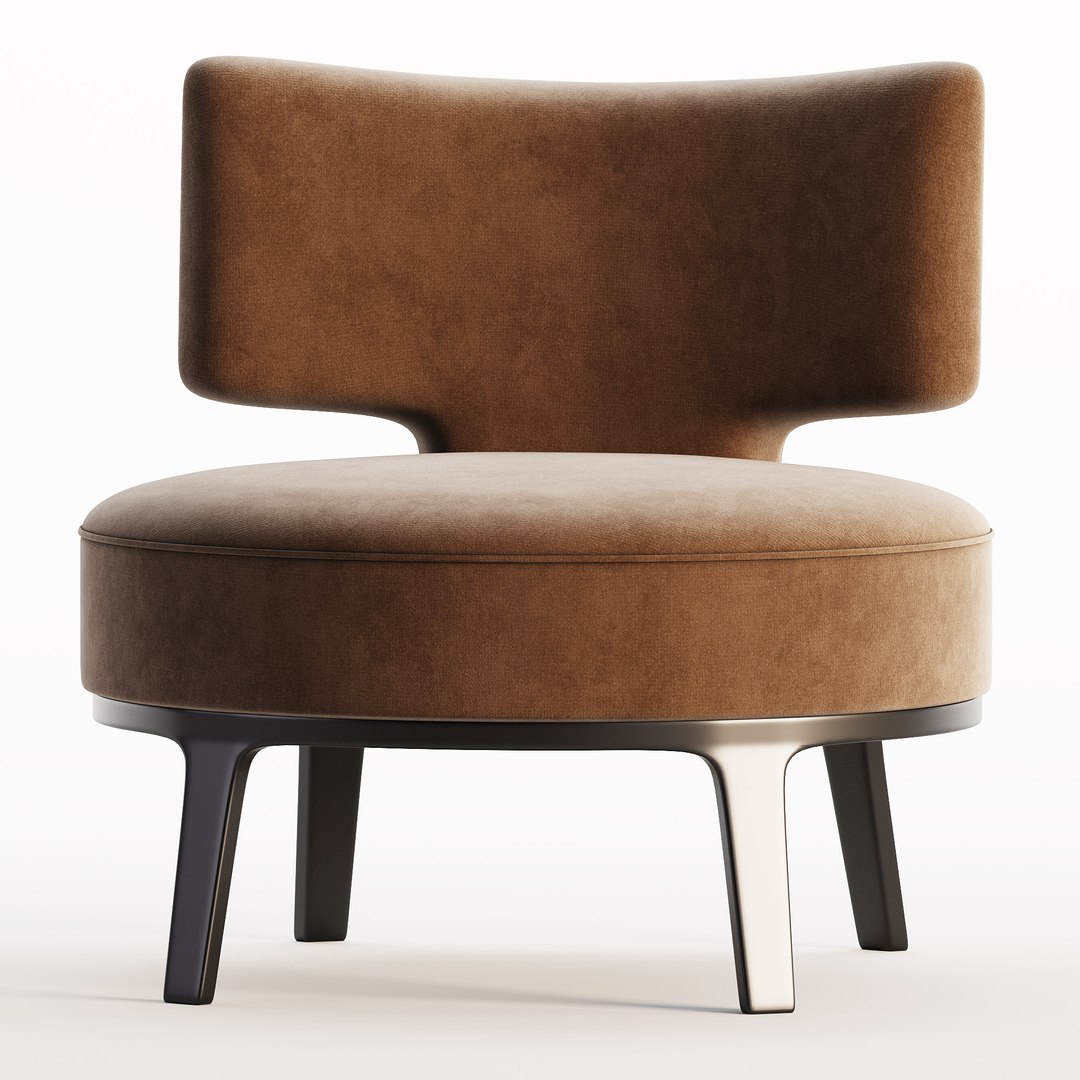 DROP Easy Chair By Flexform Model - TurboSquid 2112878