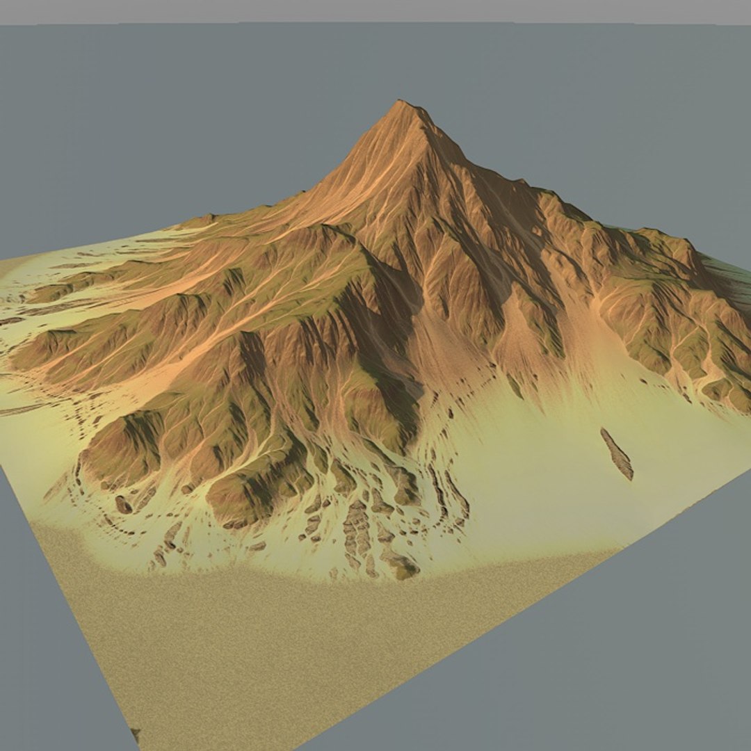 Mountain Terrain Obj