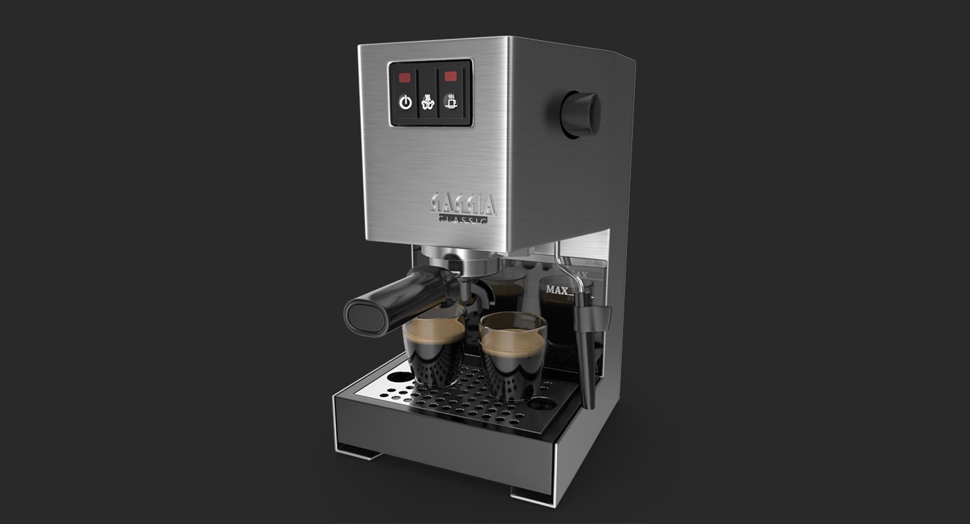 3D Model Gaggia Classic Espresso Maker - TurboSquid 1290152