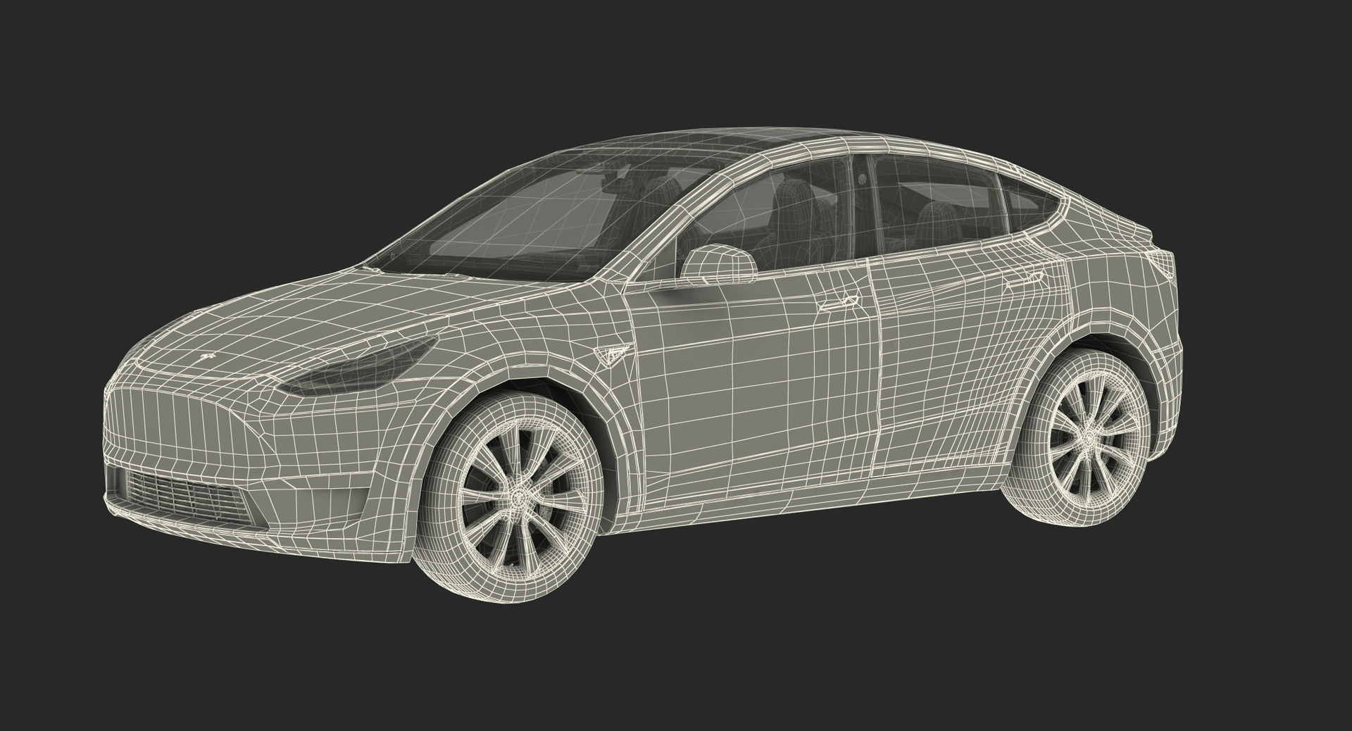 modelo 3d Tesla Modelo Y Plata - TurboSquid 1415967