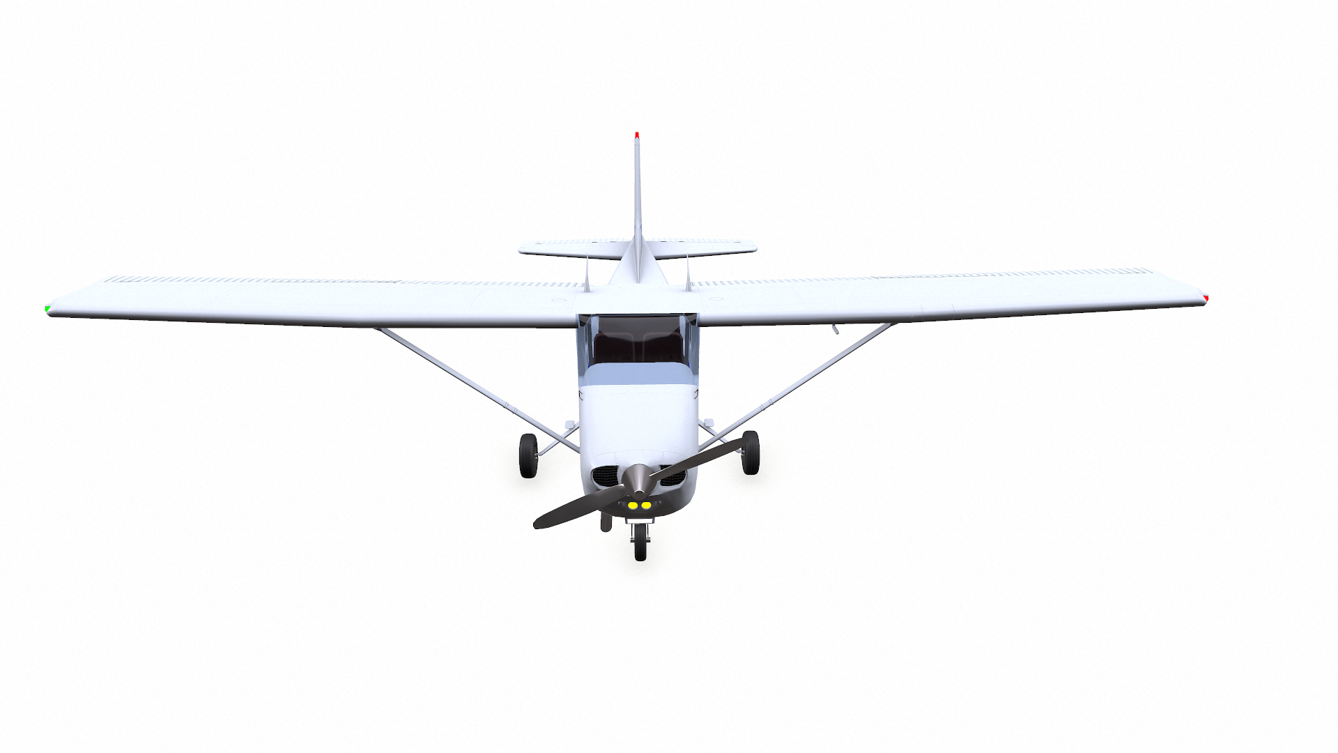 Light Utility Aircraft Low-poly PBR 3D model - TurboSquid 2162227