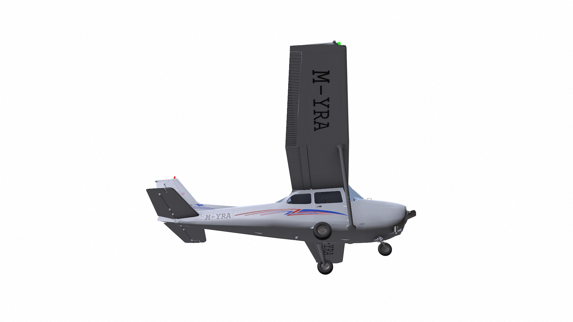 Light Utility Aircraft Low-poly PBR 3D model - TurboSquid 2162227