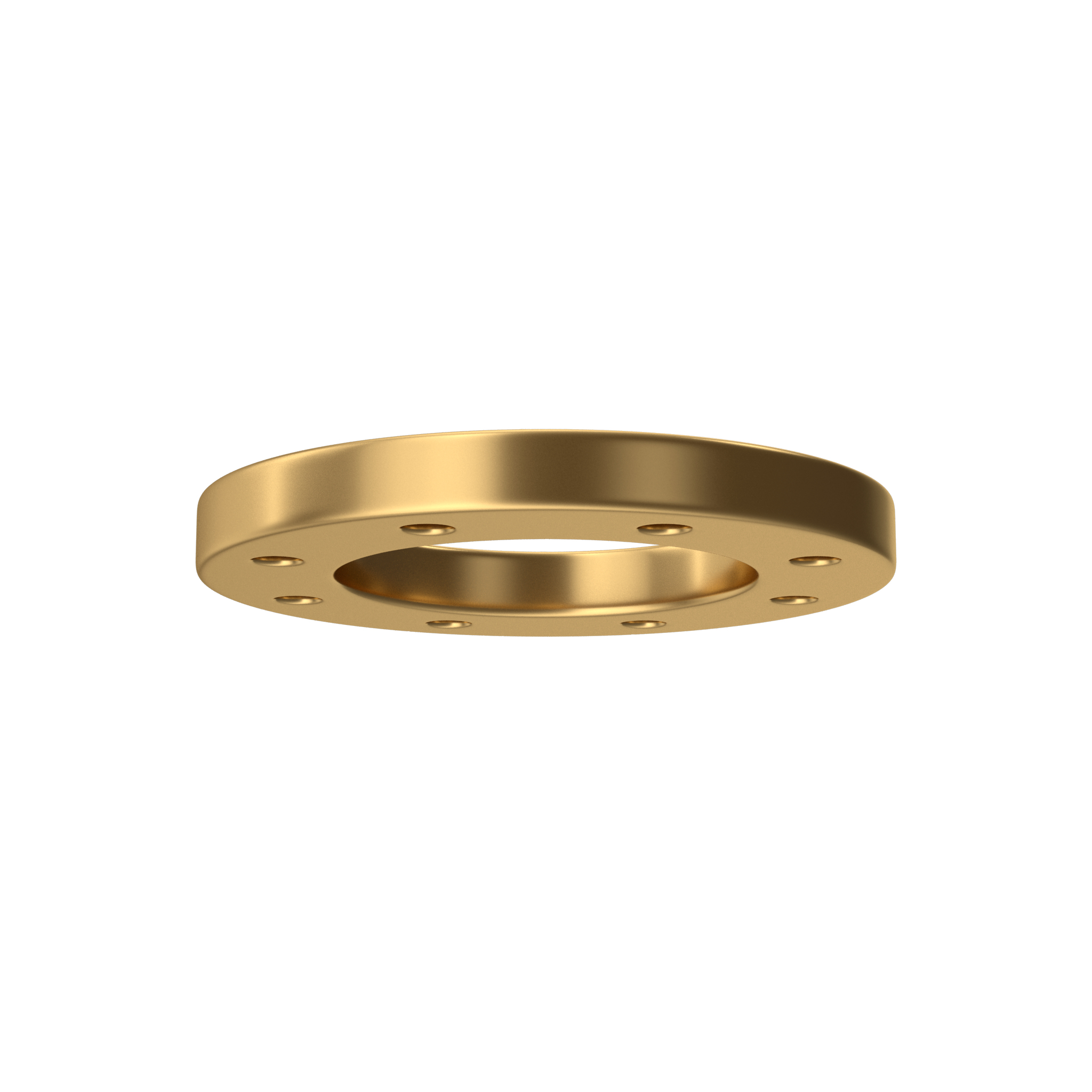 Gold Pipe Flange 3D model - TurboSquid 1966292
