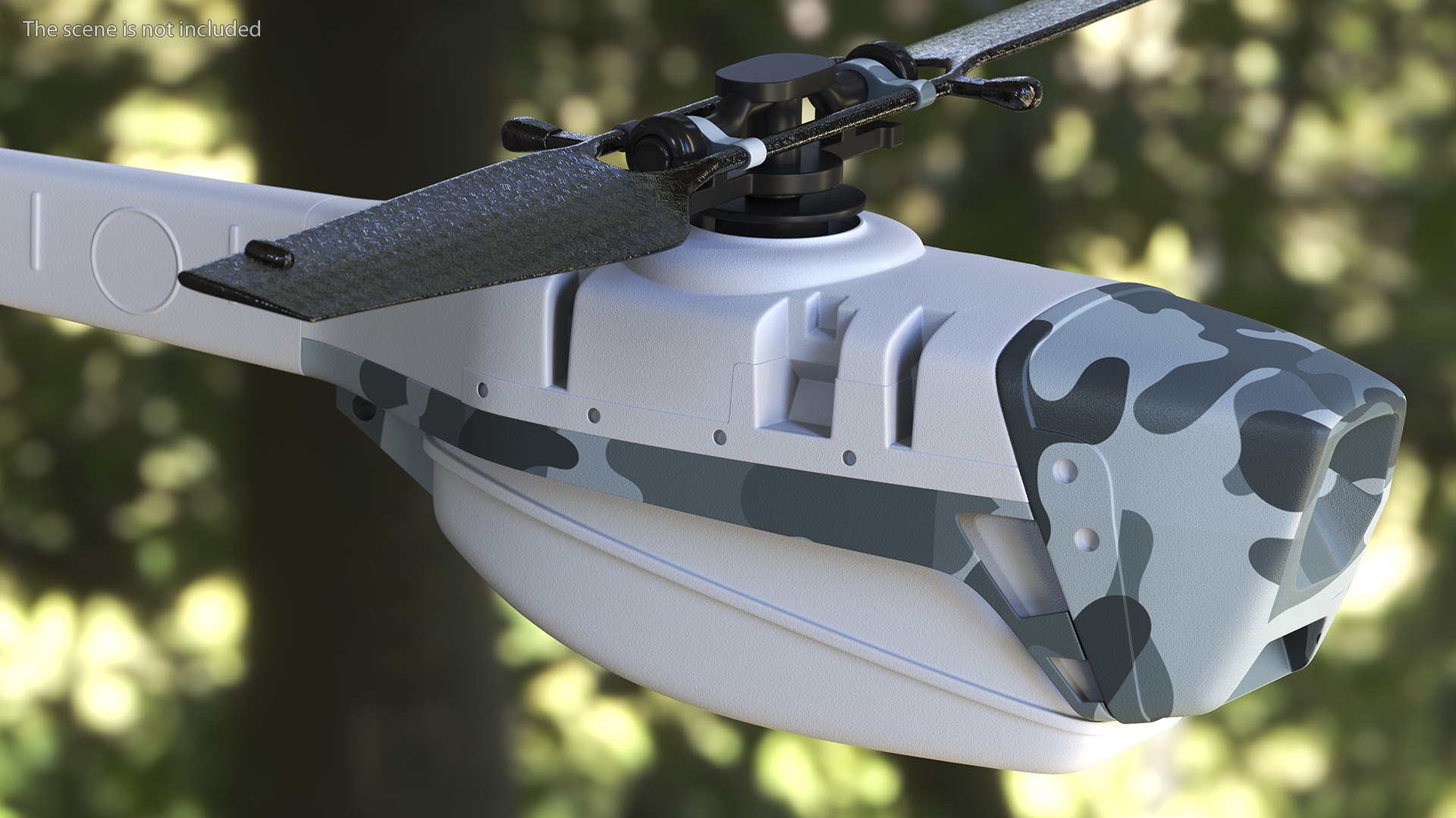 Nano Helicopter UAV Rigged 3D Model - TurboSquid 1914676