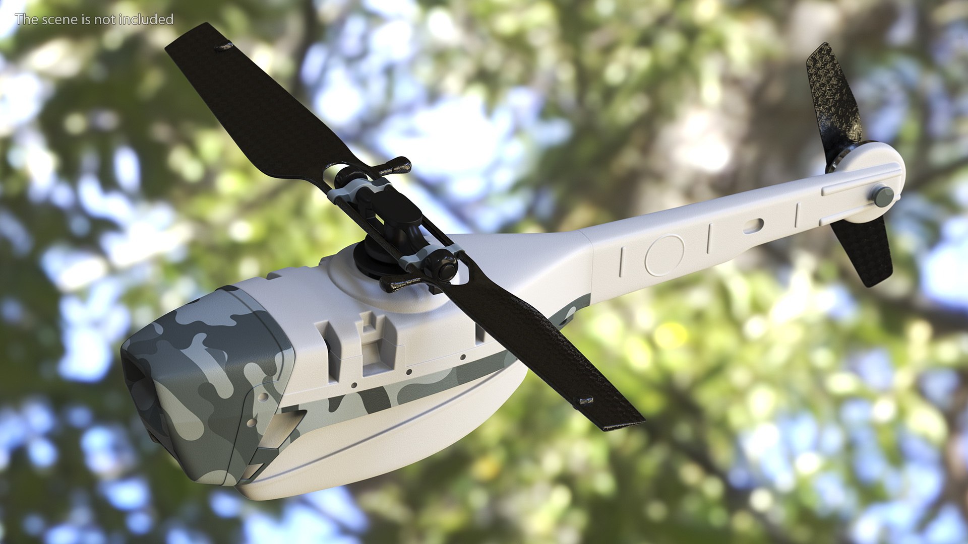 Nano Helicopter UAV Rigged 3D Model - TurboSquid 1914676