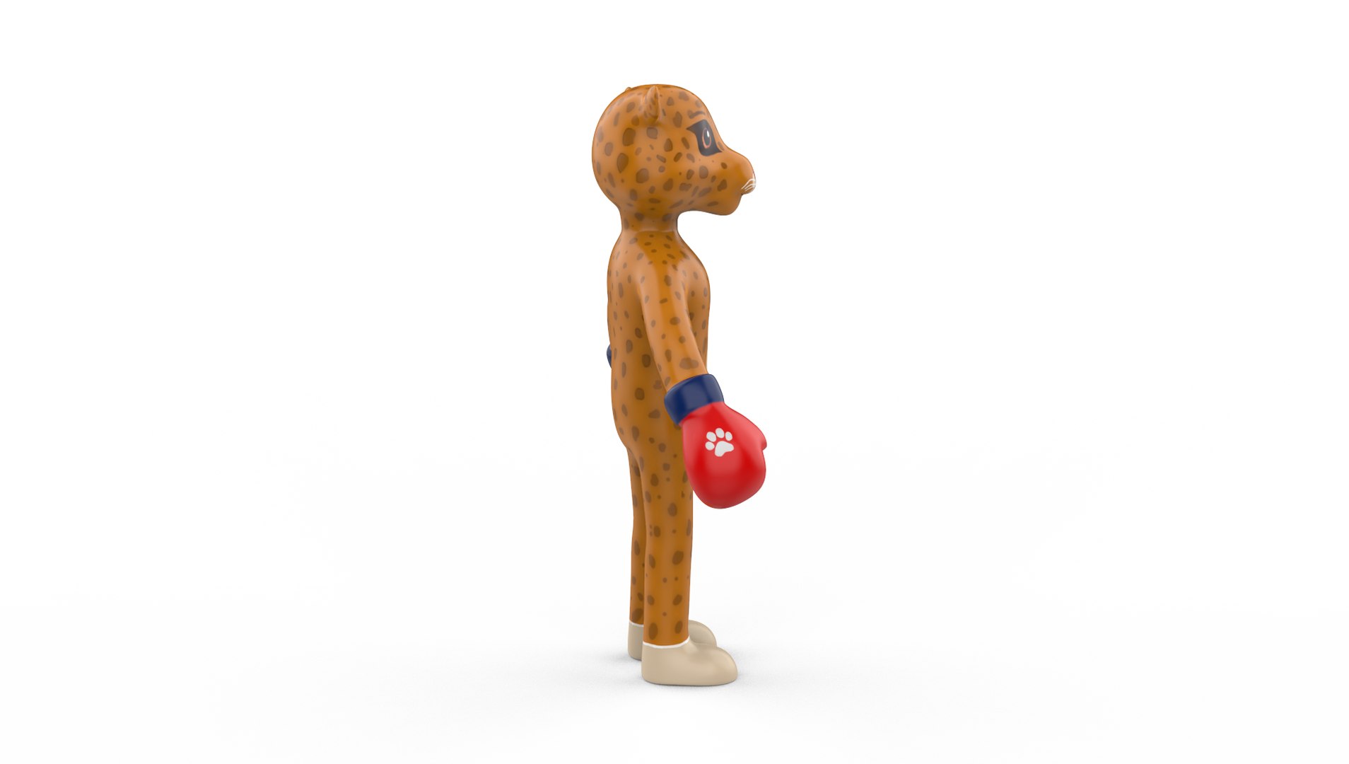 3D Model Boxing Cheetah Animal Animated - TurboSquid 2163186