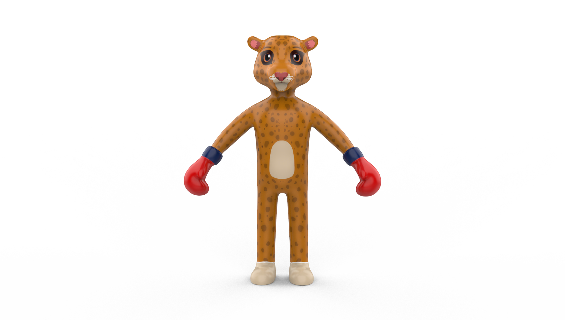 3D Model Boxing Cheetah Animal Animated - TurboSquid 2163186