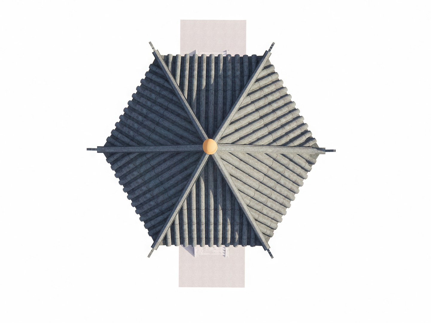 Hexagon Pavilion Model - TurboSquid 2049101