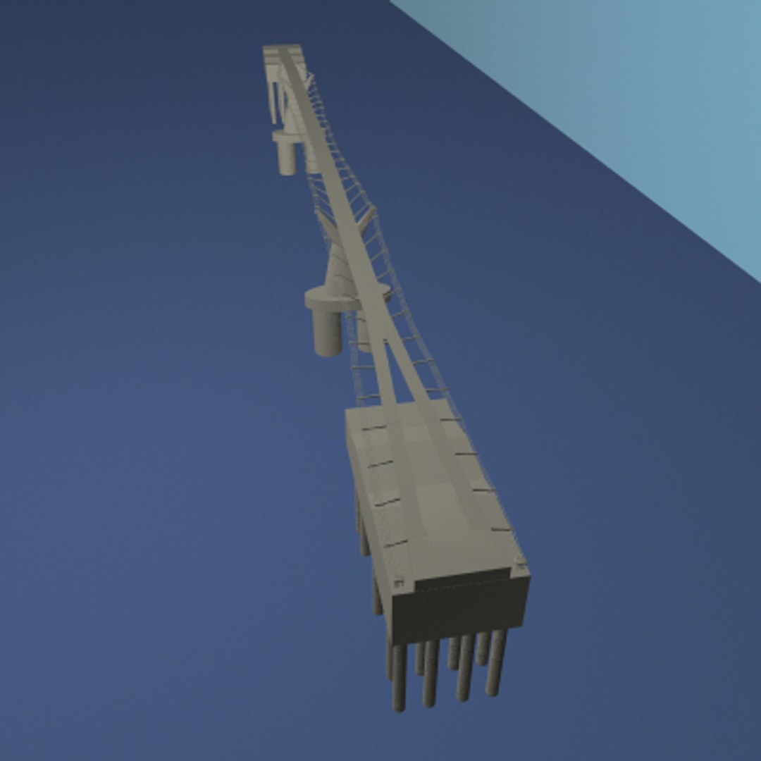 Millennium Bridge London 3d Model