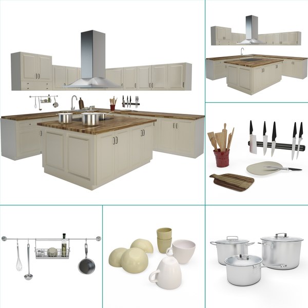 Modelos de 3D Kitchen | TurboSquid
