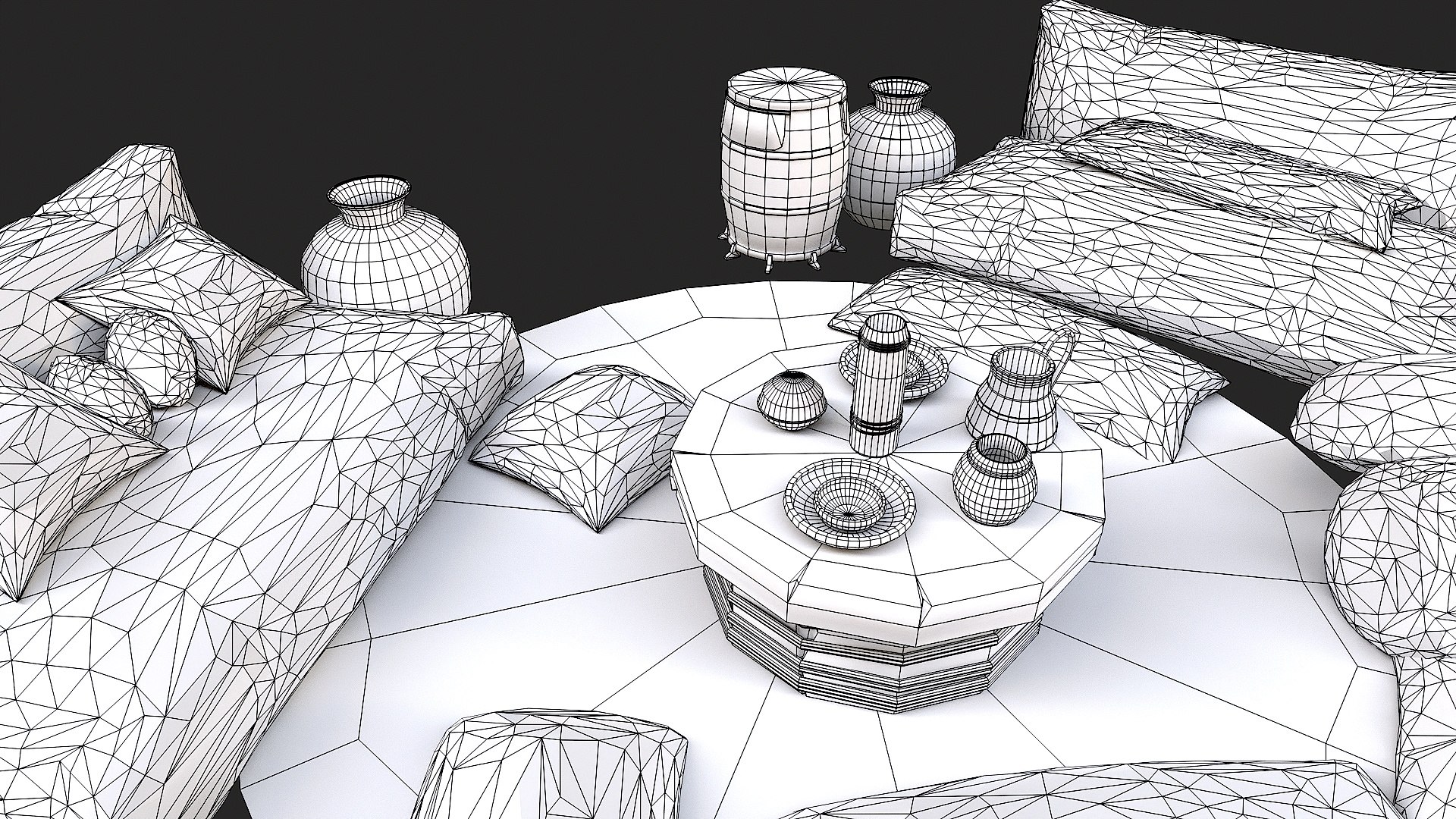 3D Old Traditional Eastern Nomads Tent 4 - TurboSquid 2360434