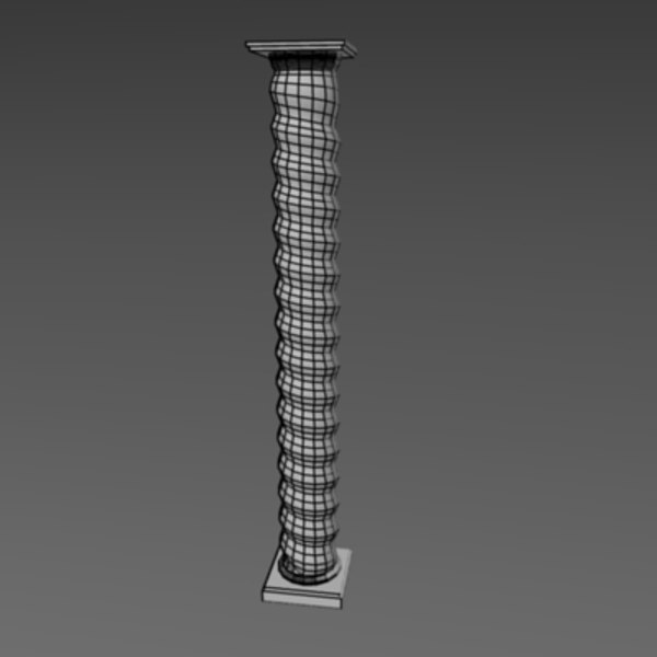 columns 3d model