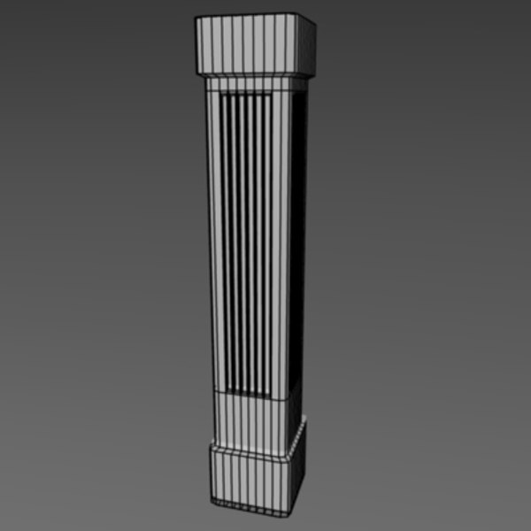 columns 3d model
