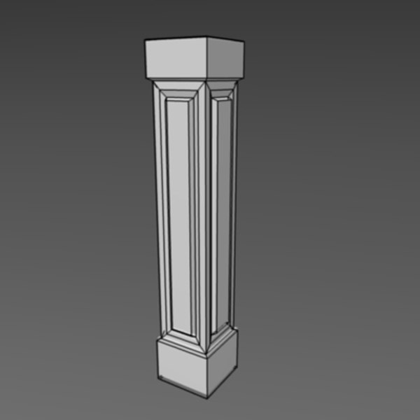 columns 3d model