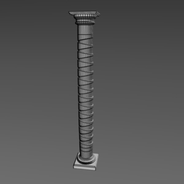 columns 3d model