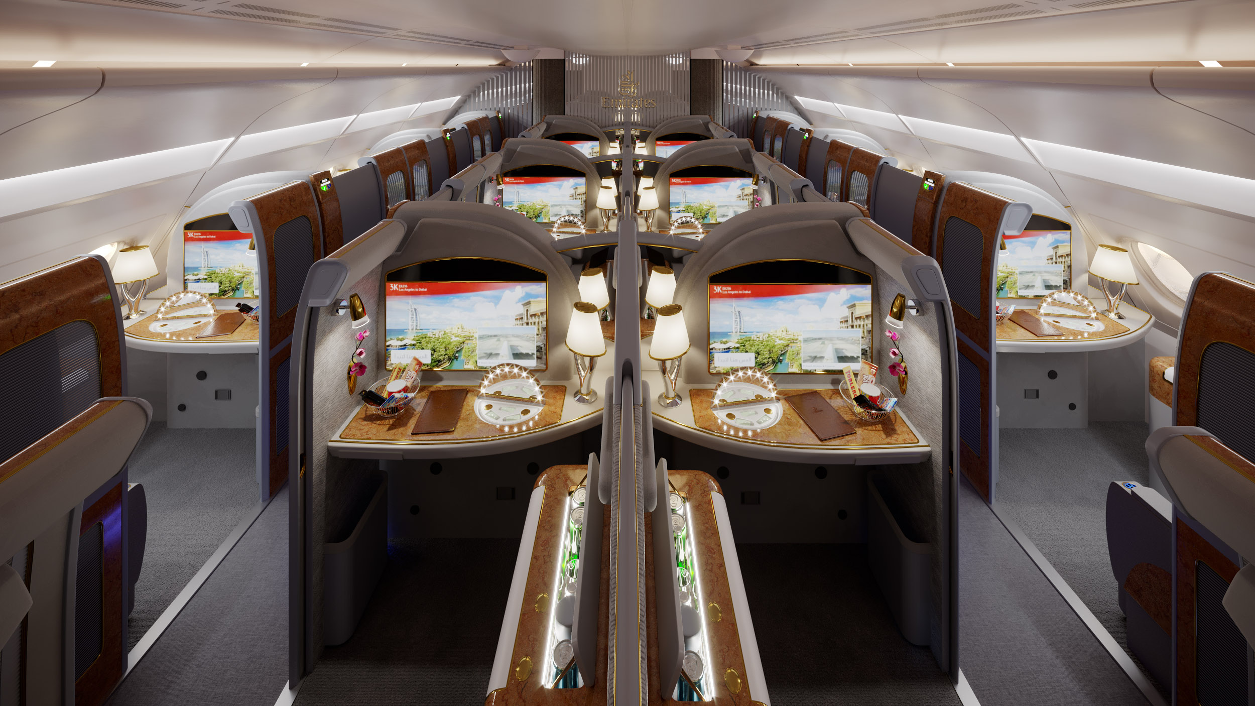 3D Airbus A380 800 First Class Emirates Suites - TurboSquid 1761499