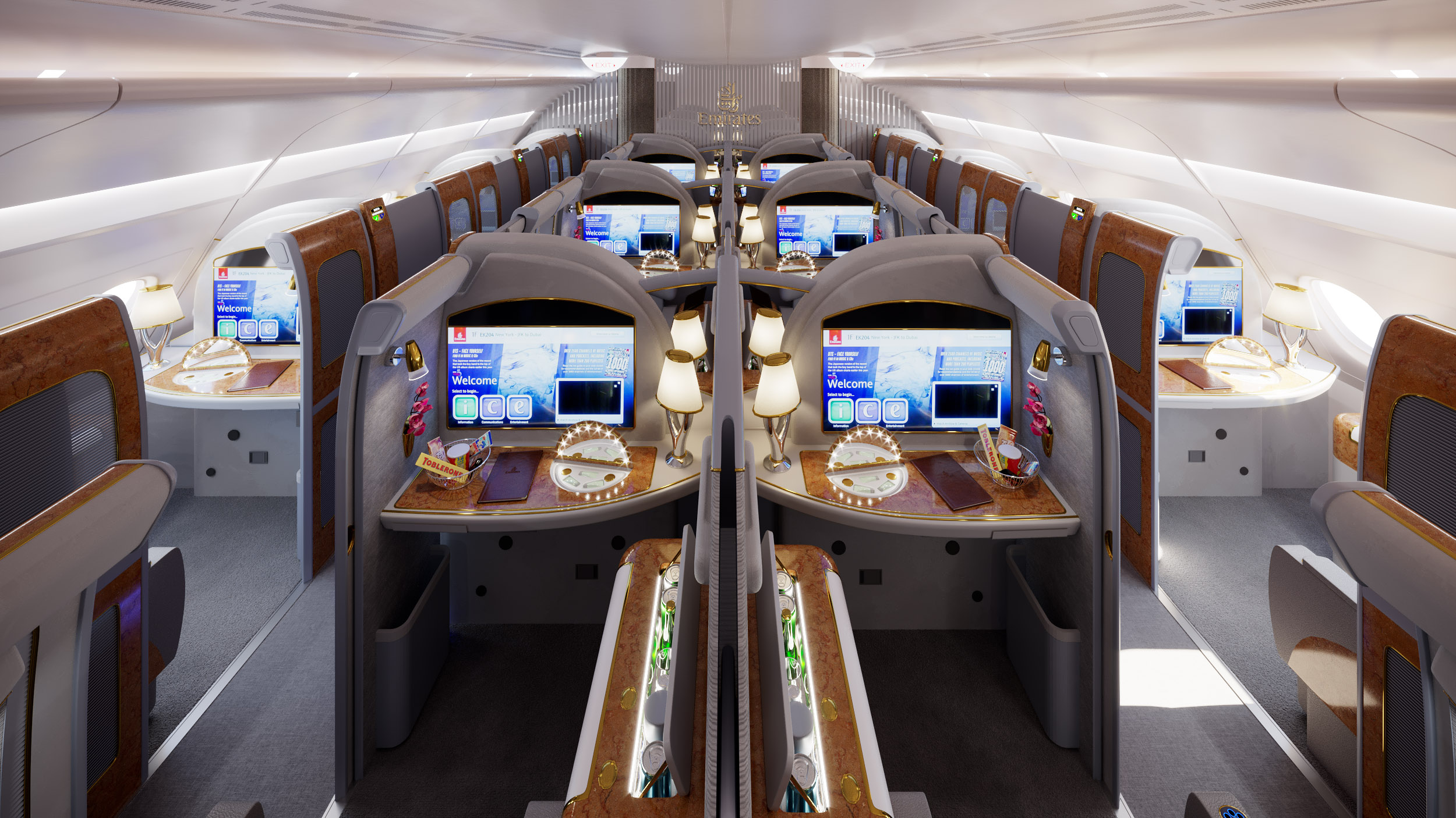 3D Airbus A380 800 First Class Emirates Suites - TurboSquid 1761499