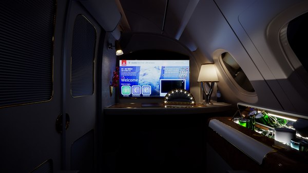 3D Airbus A380 800 First Class Emirates Suites - TurboSquid 1761499