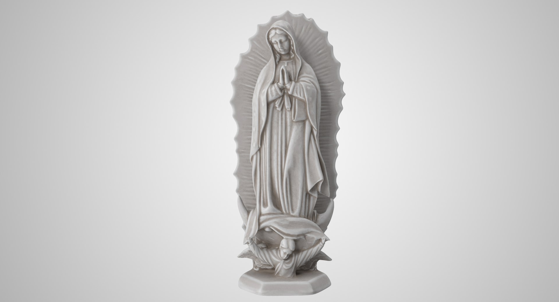 Lady guadalupe statue v2 3D model - TurboSquid 1409921