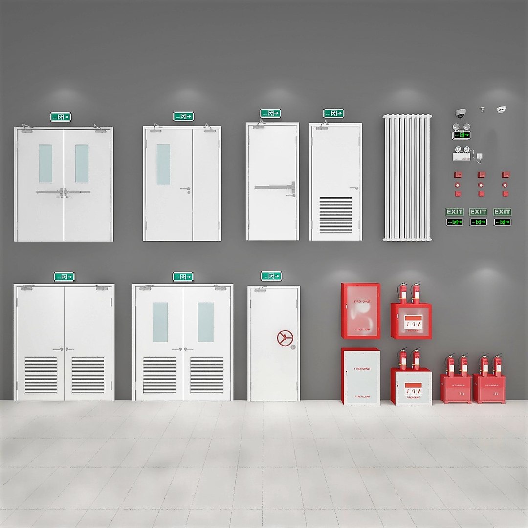 modelo 3d Building Evacuation Collection - TurboSquid 2020278