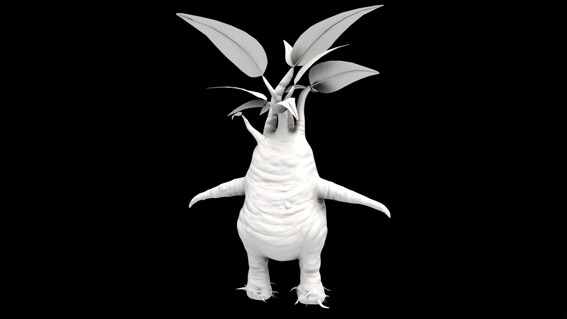 Stylized Mandragora Gnome 3D Model - TurboSquid 2097325