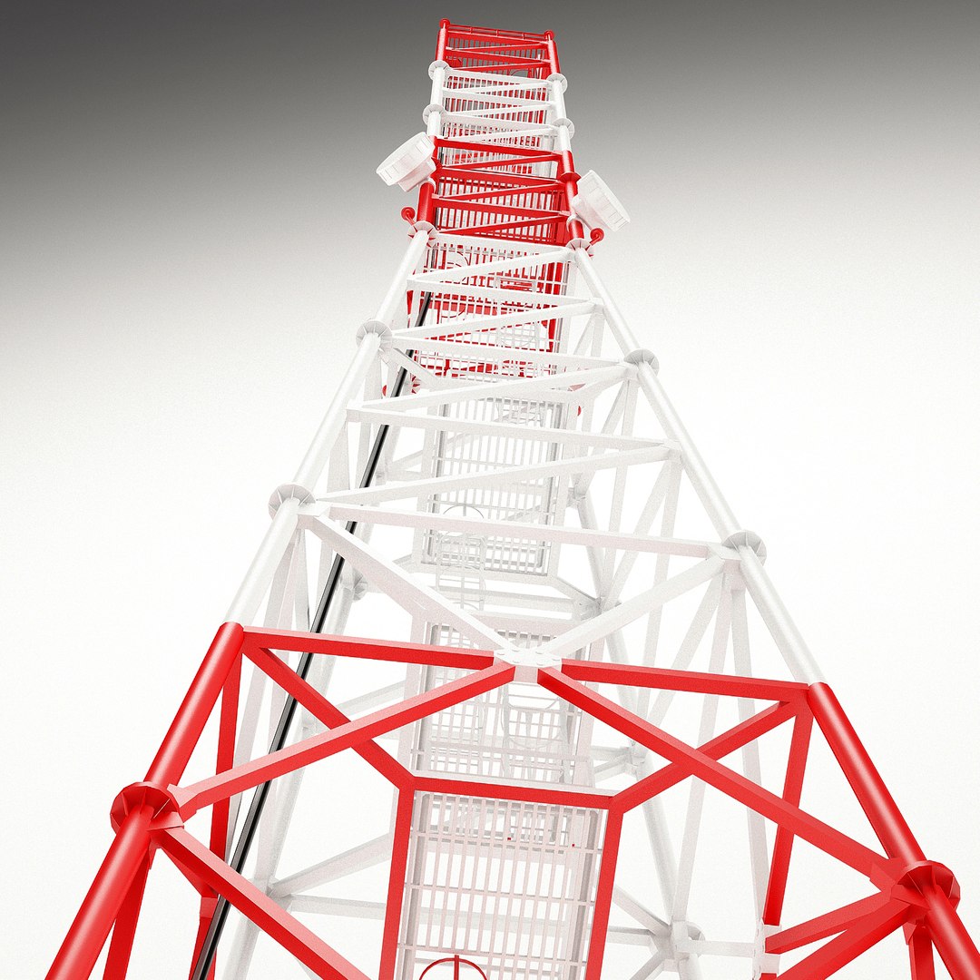 3d Model Communication Tower