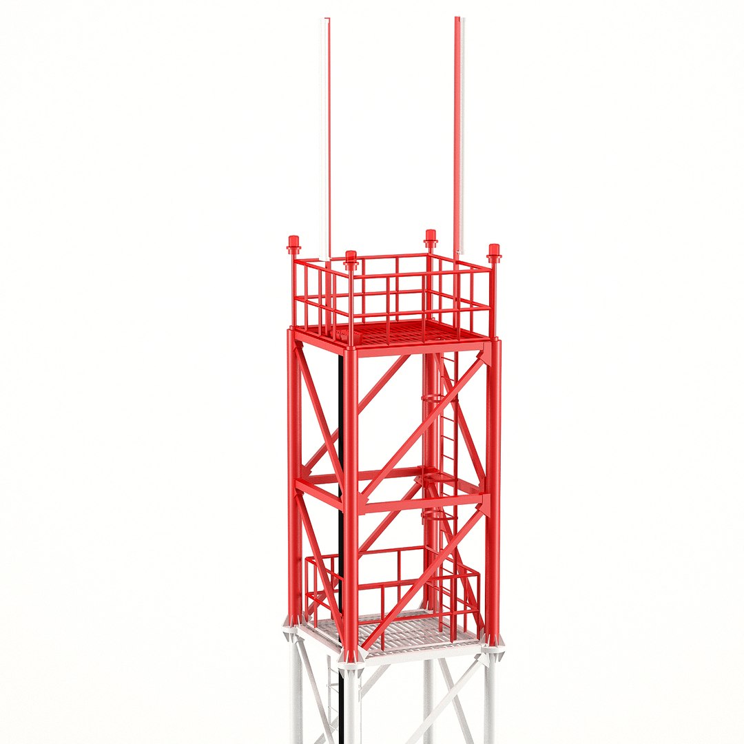 3d Model Communication Tower