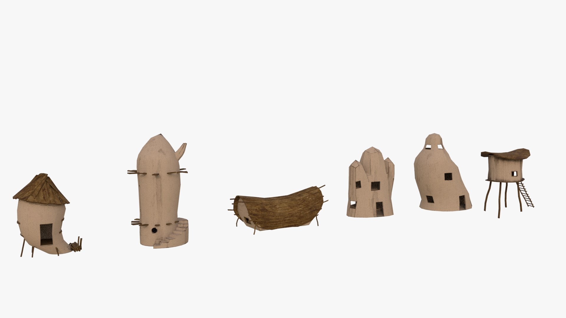 3D Model Clay House - TurboSquid 1899059