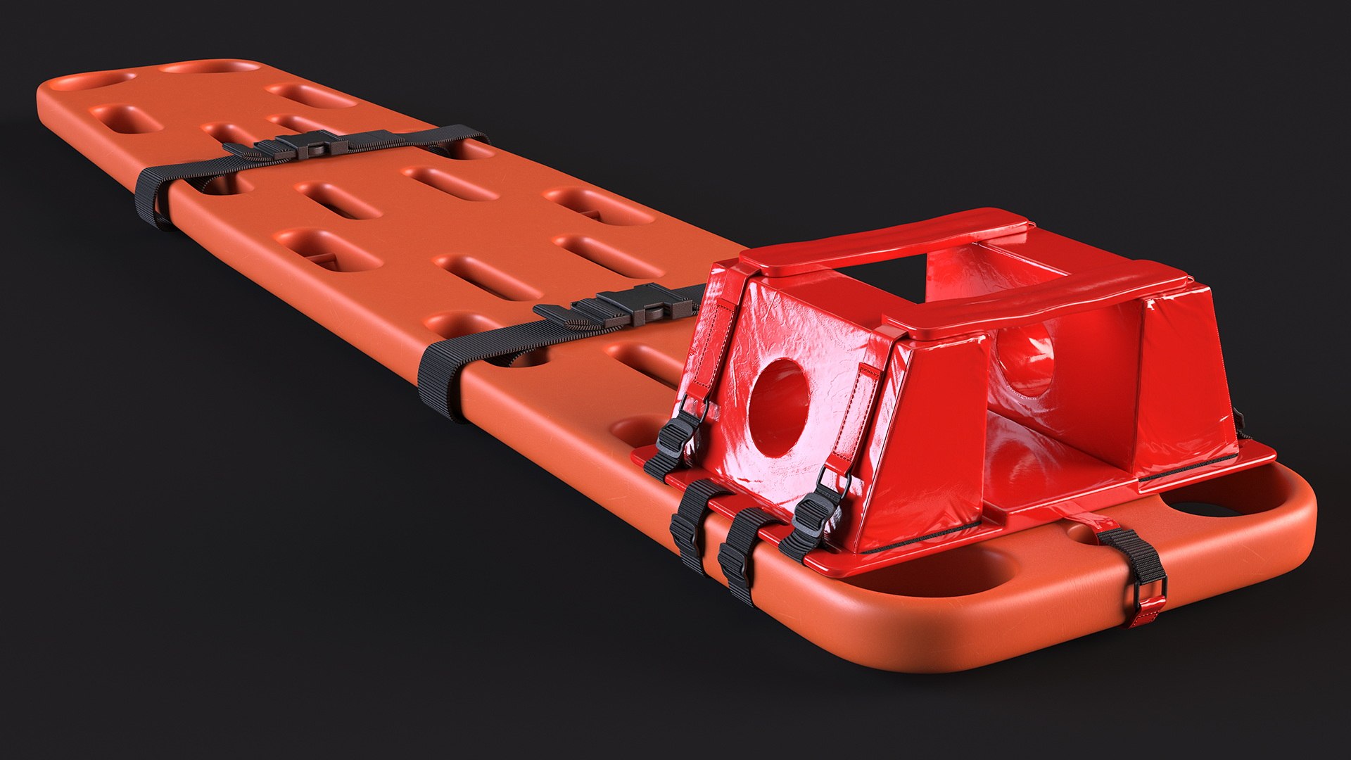 Spinal Board Stretcher 3D Model - TurboSquid 2148987
