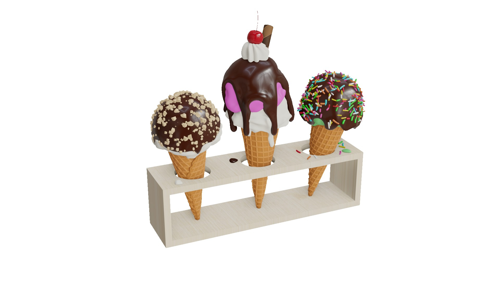 Ice Cream 002 Model - TurboSquid 2145138