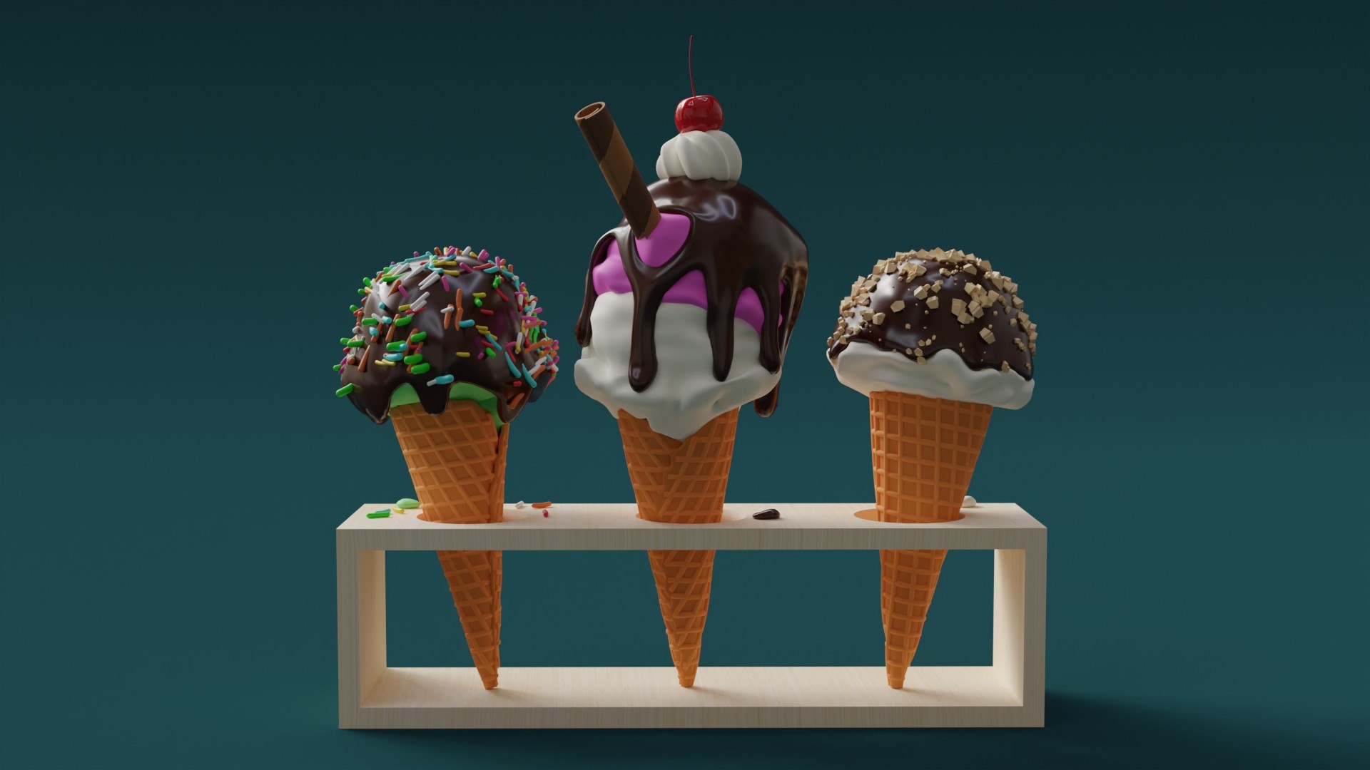 Ice Cream 002 Model - TurboSquid 2145138