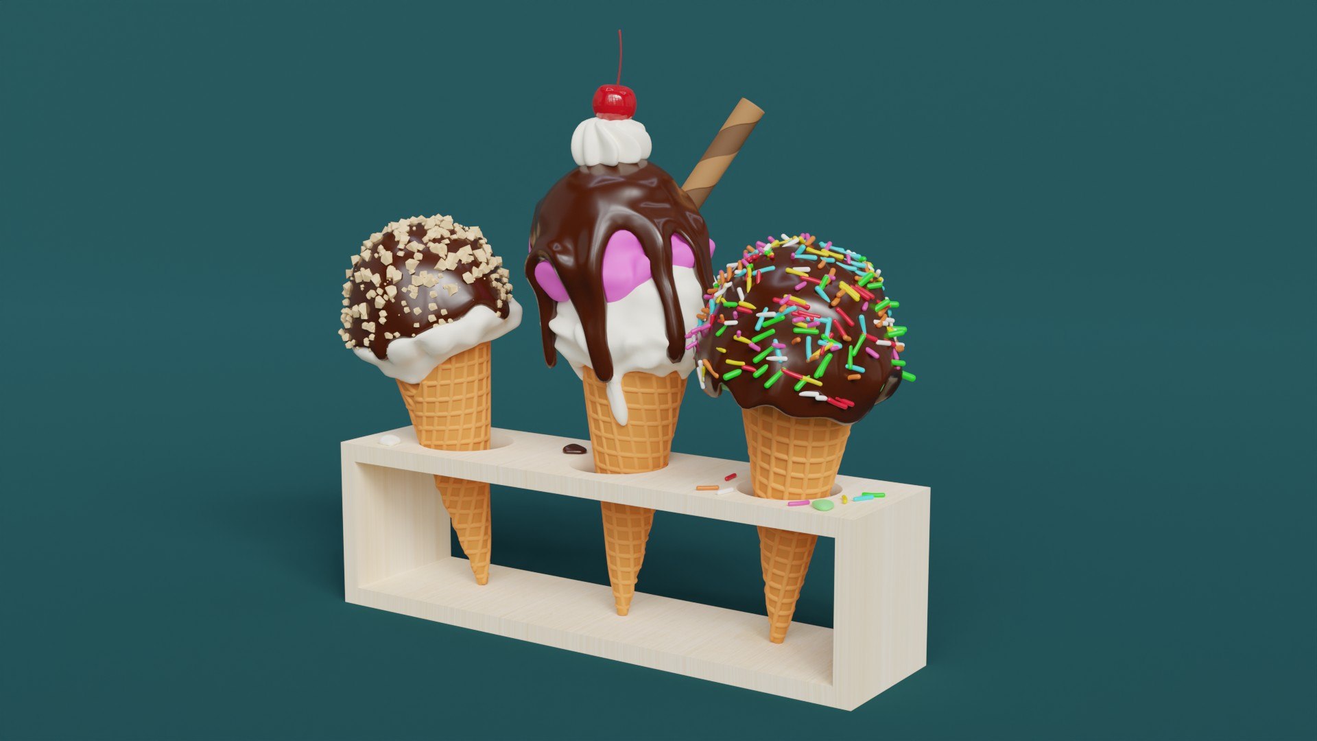 Ice Cream 002 Model - TurboSquid 2145138