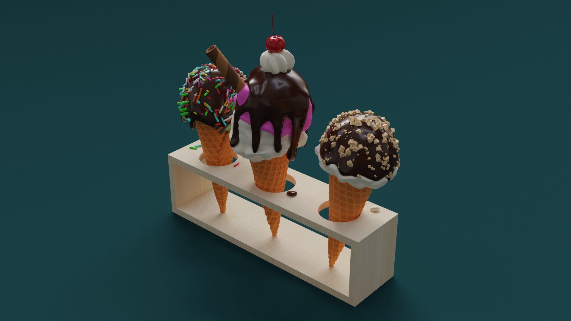 Ice Cream 002 Model - TurboSquid 2145138