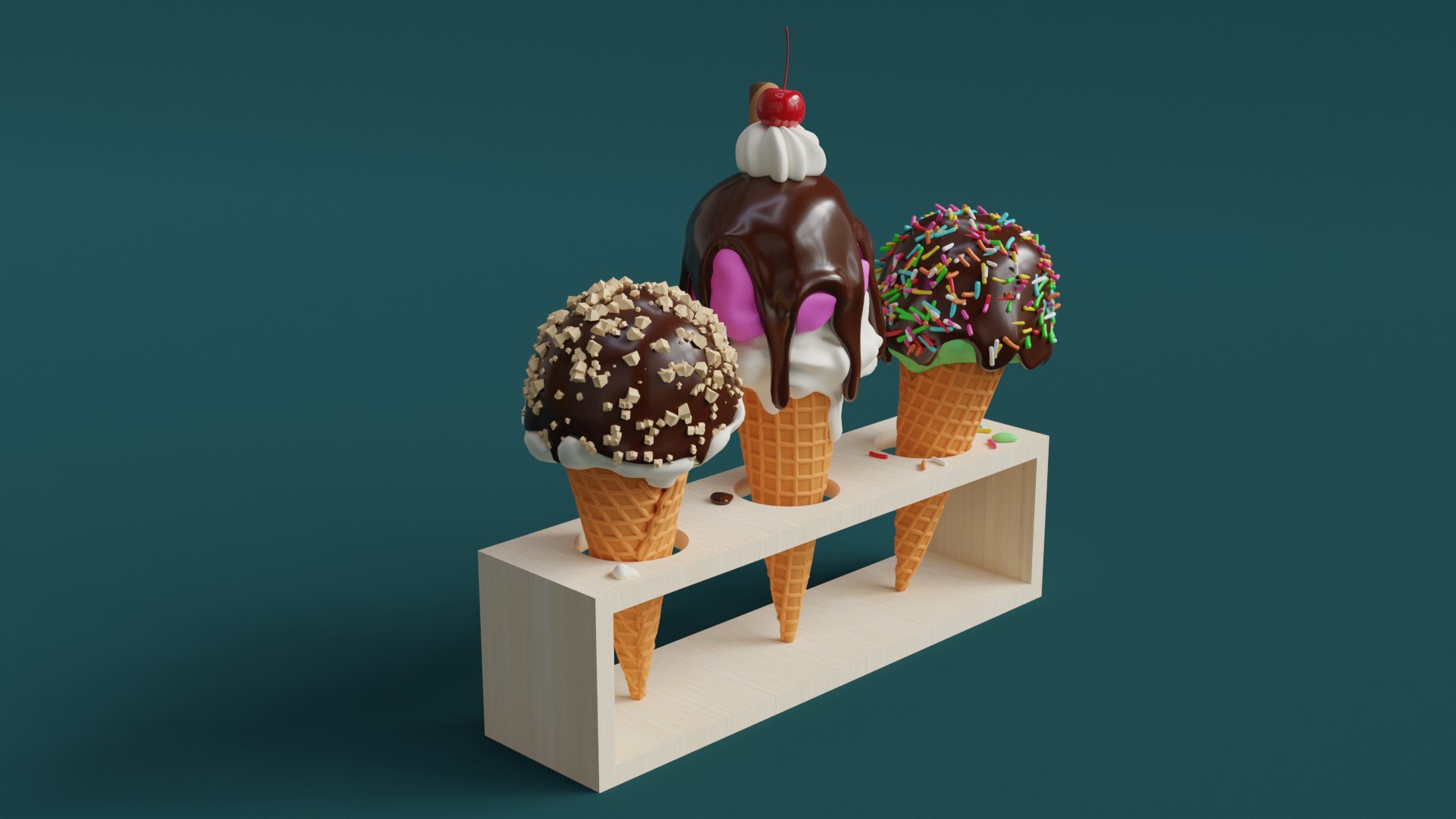 Ice Cream 002 Model - TurboSquid 2145138
