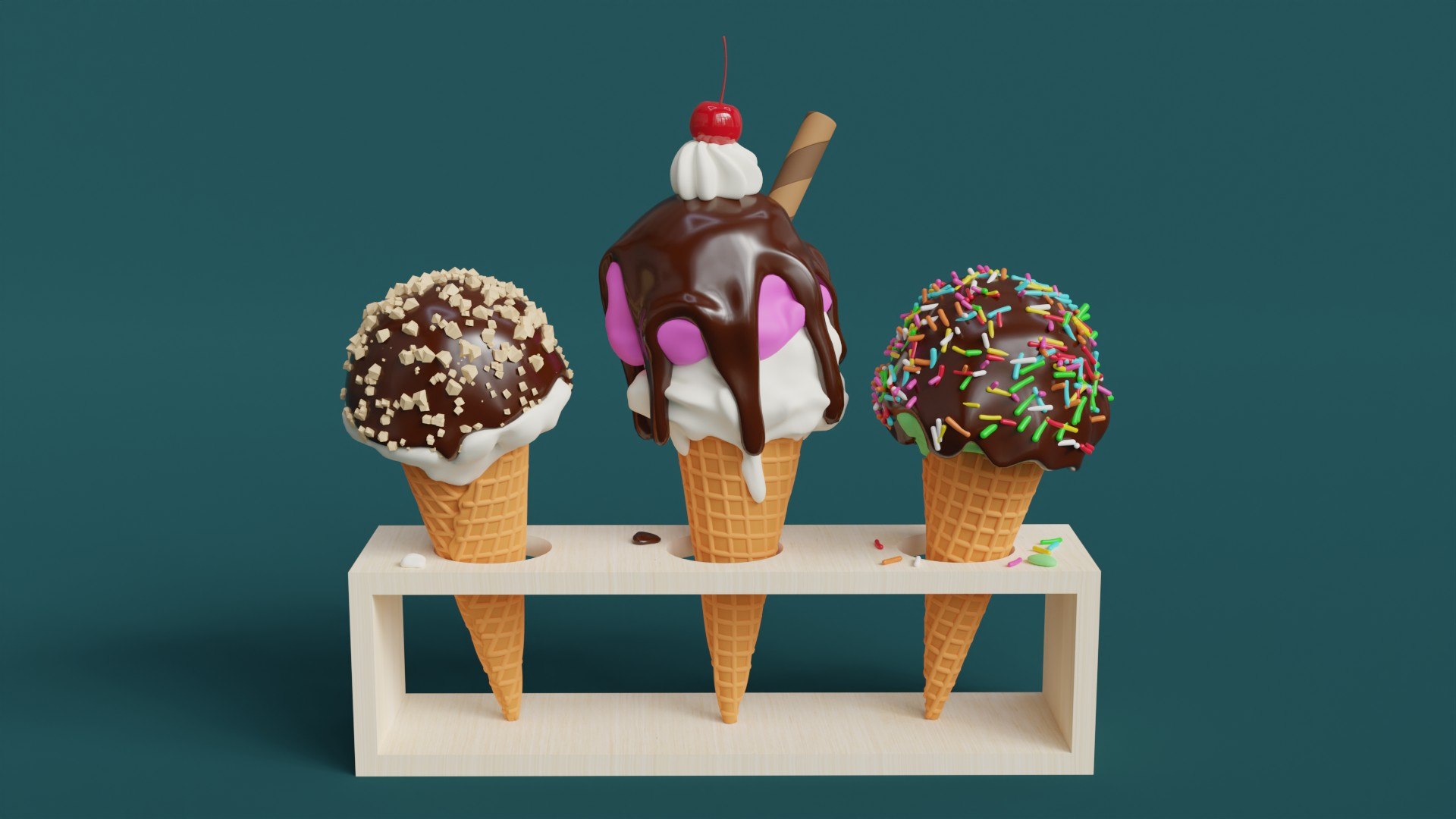 Ice Cream 002 model - TurboSquid 2145138