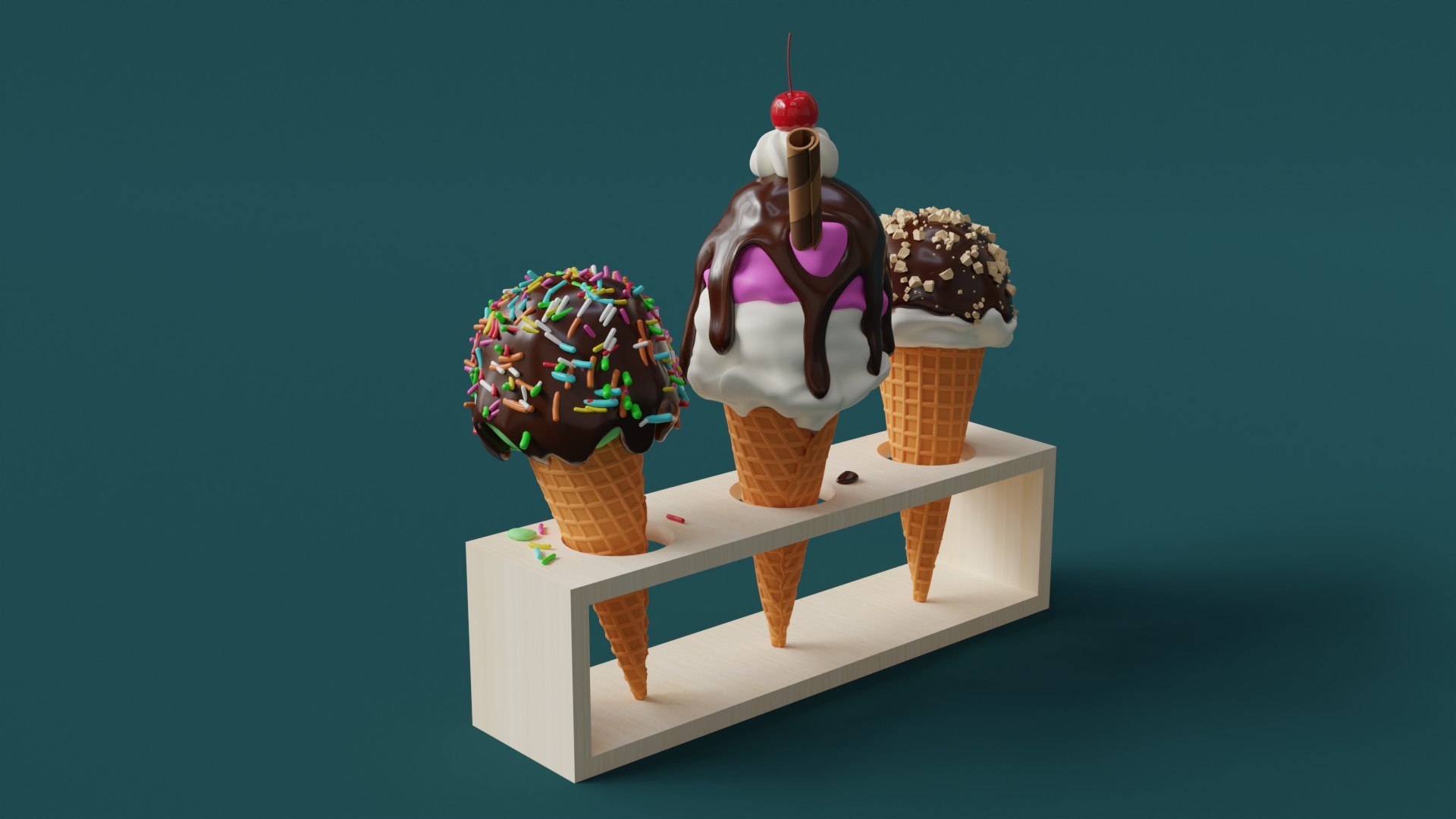 Ice Cream 002 Model - TurboSquid 2145138