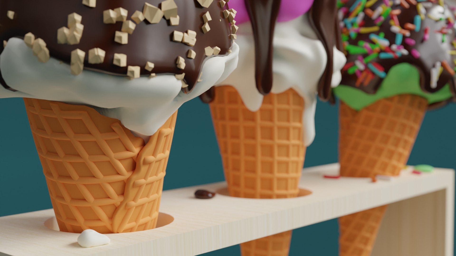 Ice Cream 002 Model - TurboSquid 2145138