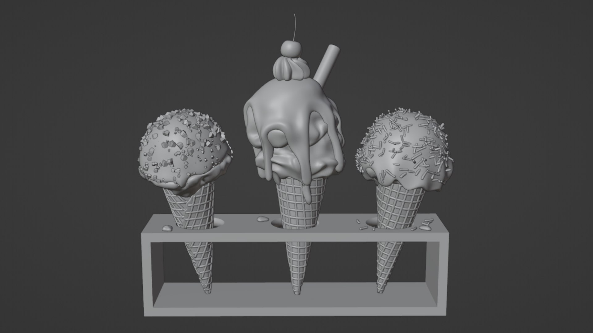 Ice Cream 002 Model - TurboSquid 2145138