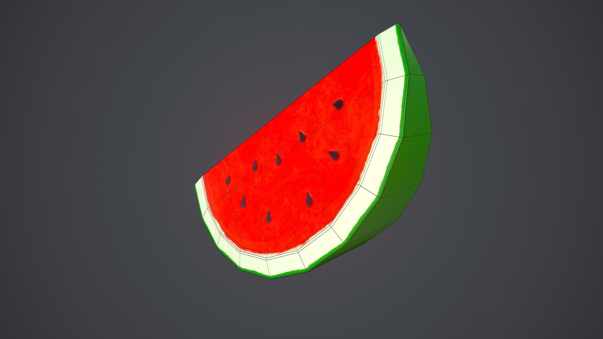Stylized Watermelon 3D Model - TurboSquid 1885167