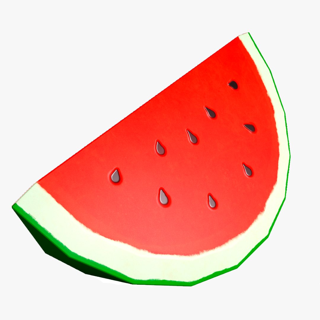 Stylized Watermelon 3D model - TurboSquid 1885167