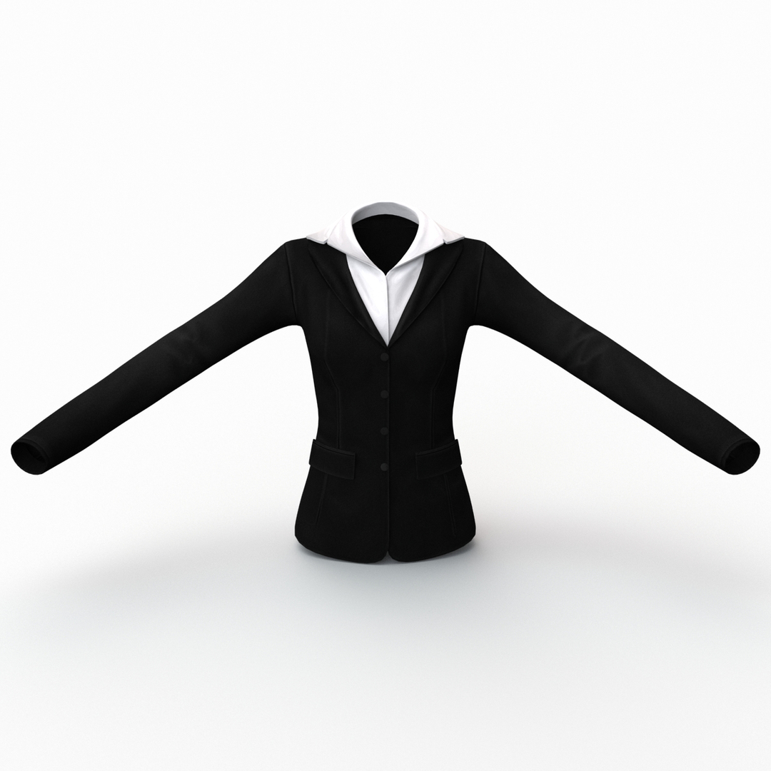 3d Female Jacket Model