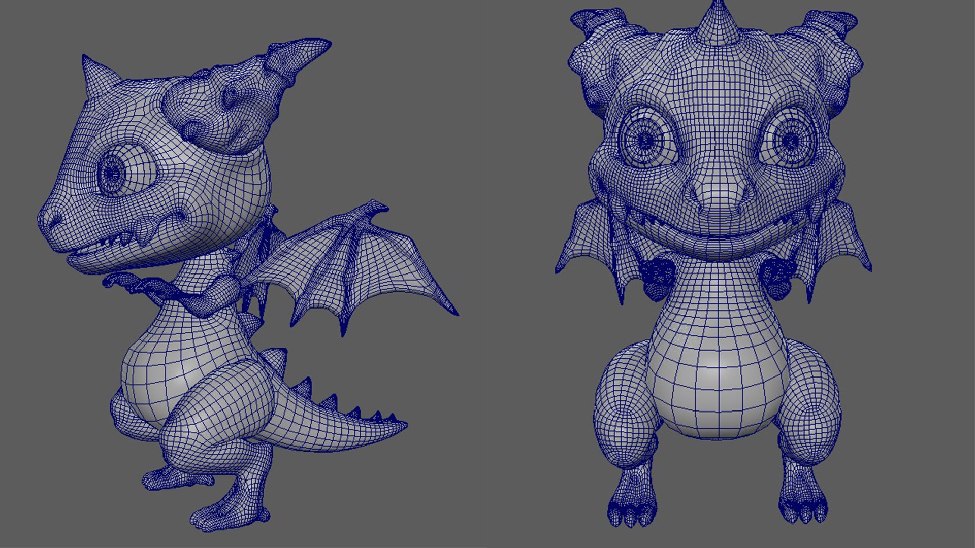 3D Cartoon Dragon - TurboSquid 1994082