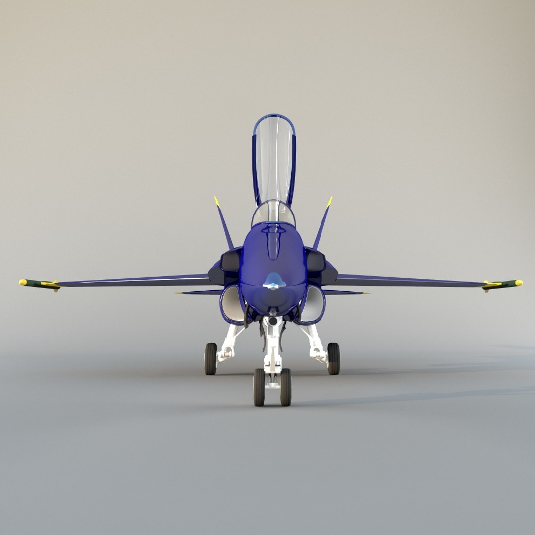 Aircraft Fa-18 3d Model