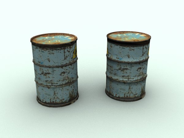 3d barrel uvmapped model