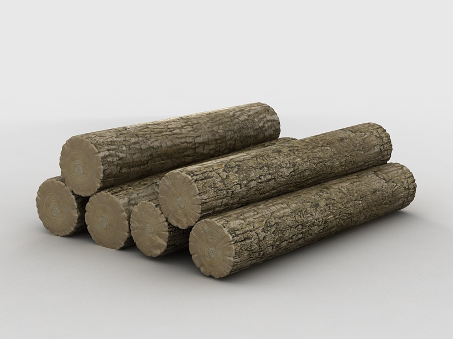 Realistic Sleepers Logs Trees 3D Model - TurboSquid 1581124