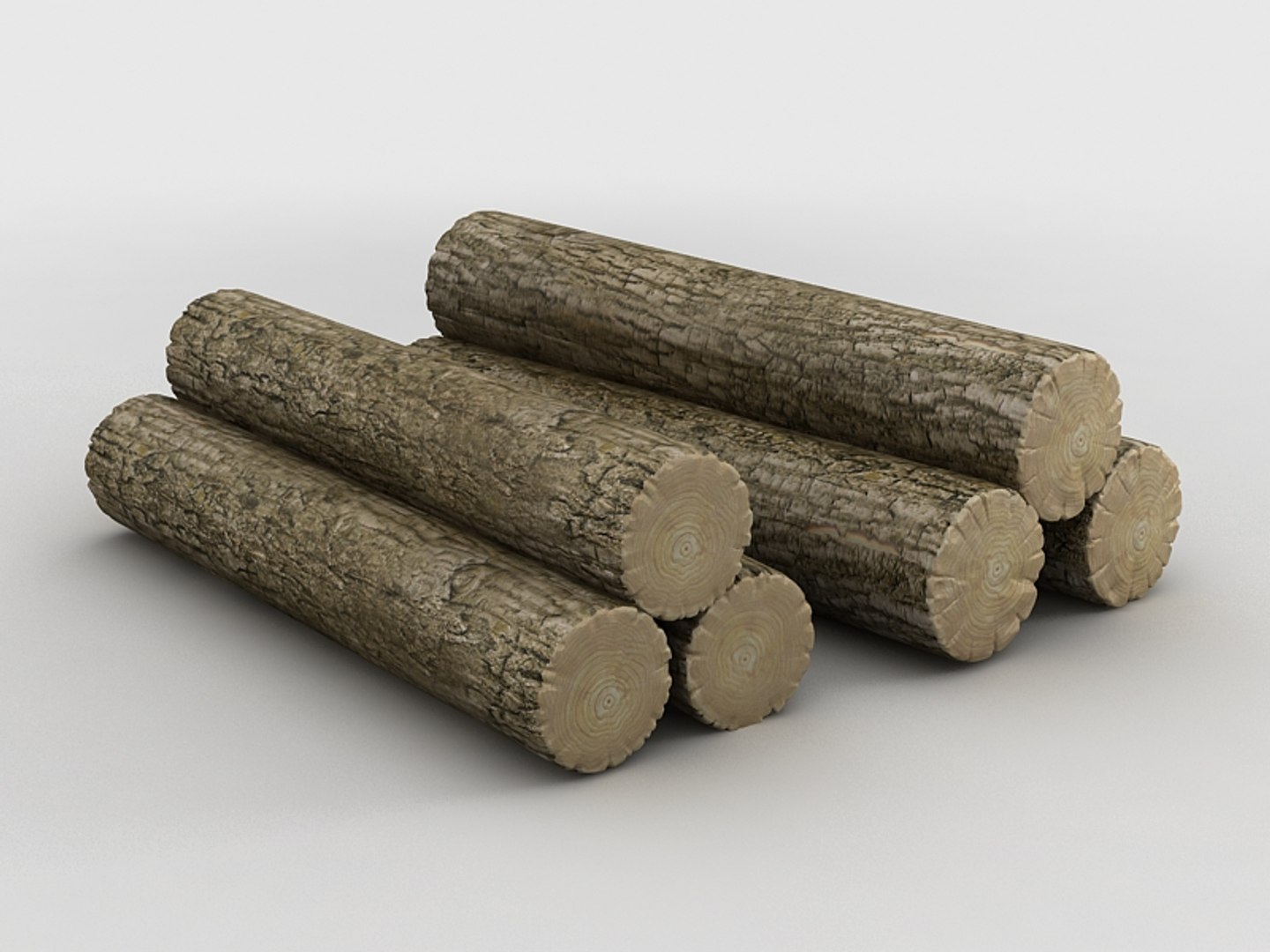 Realistic Sleepers Logs Trees 3D Model - TurboSquid 1581124