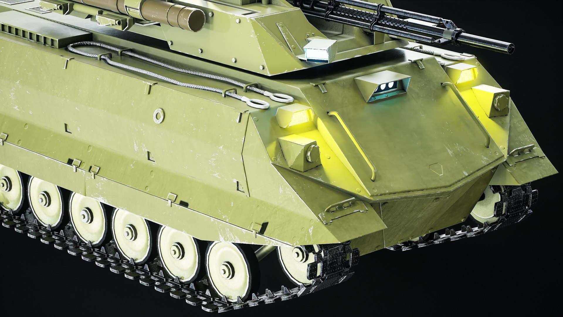 Uran-9 Unmanned Combat Ground Vehicle Model - TurboSquid 2073937