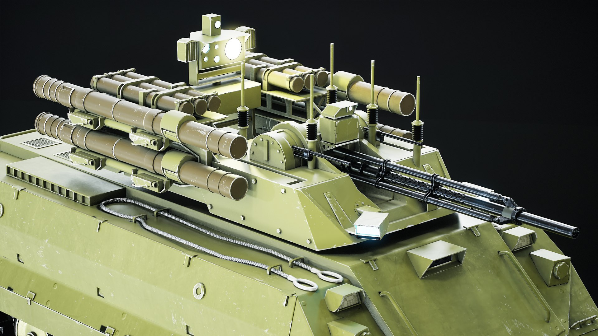 Uran-9 Unmanned Combat Ground Vehicle Model - TurboSquid 2073937