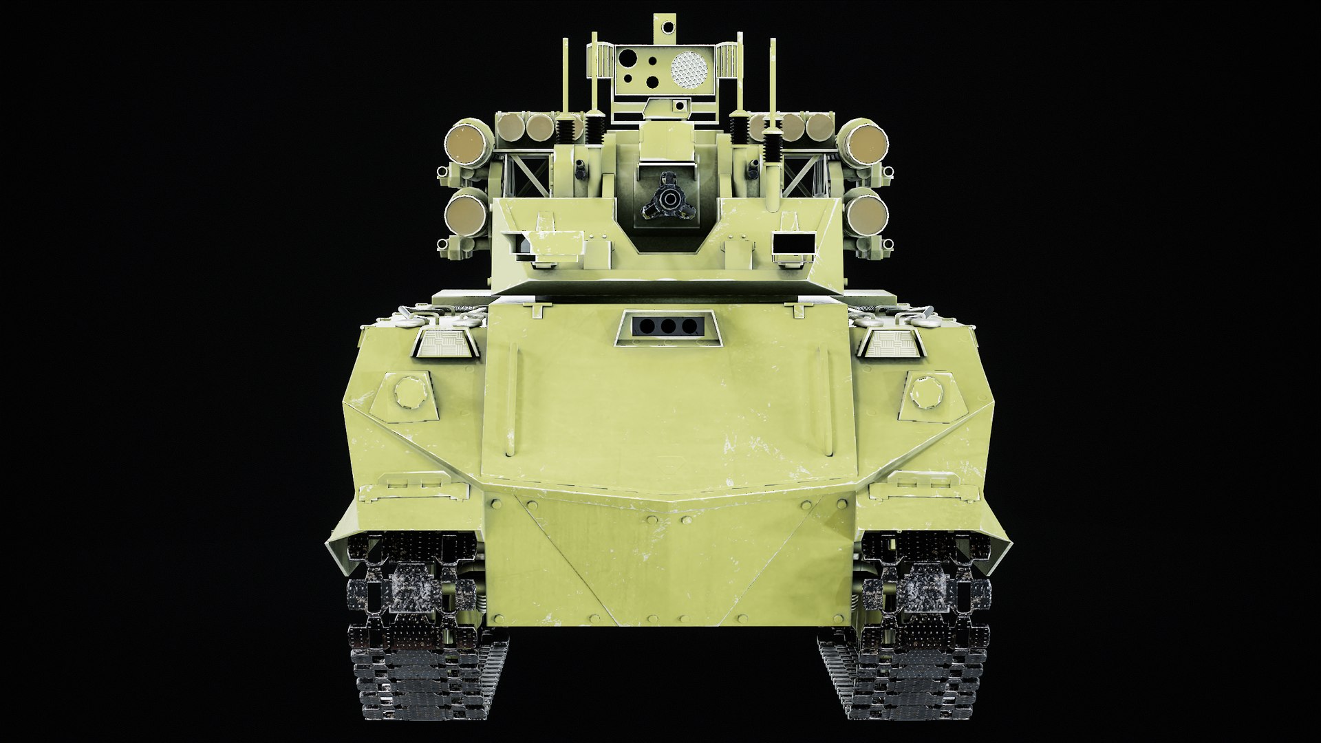 Uran-9 Unmanned Combat Ground Vehicle Model - TurboSquid 2073937